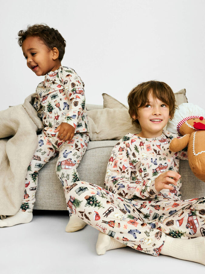 NOËL PYJAMA (Beige) de name it mini | Name it®