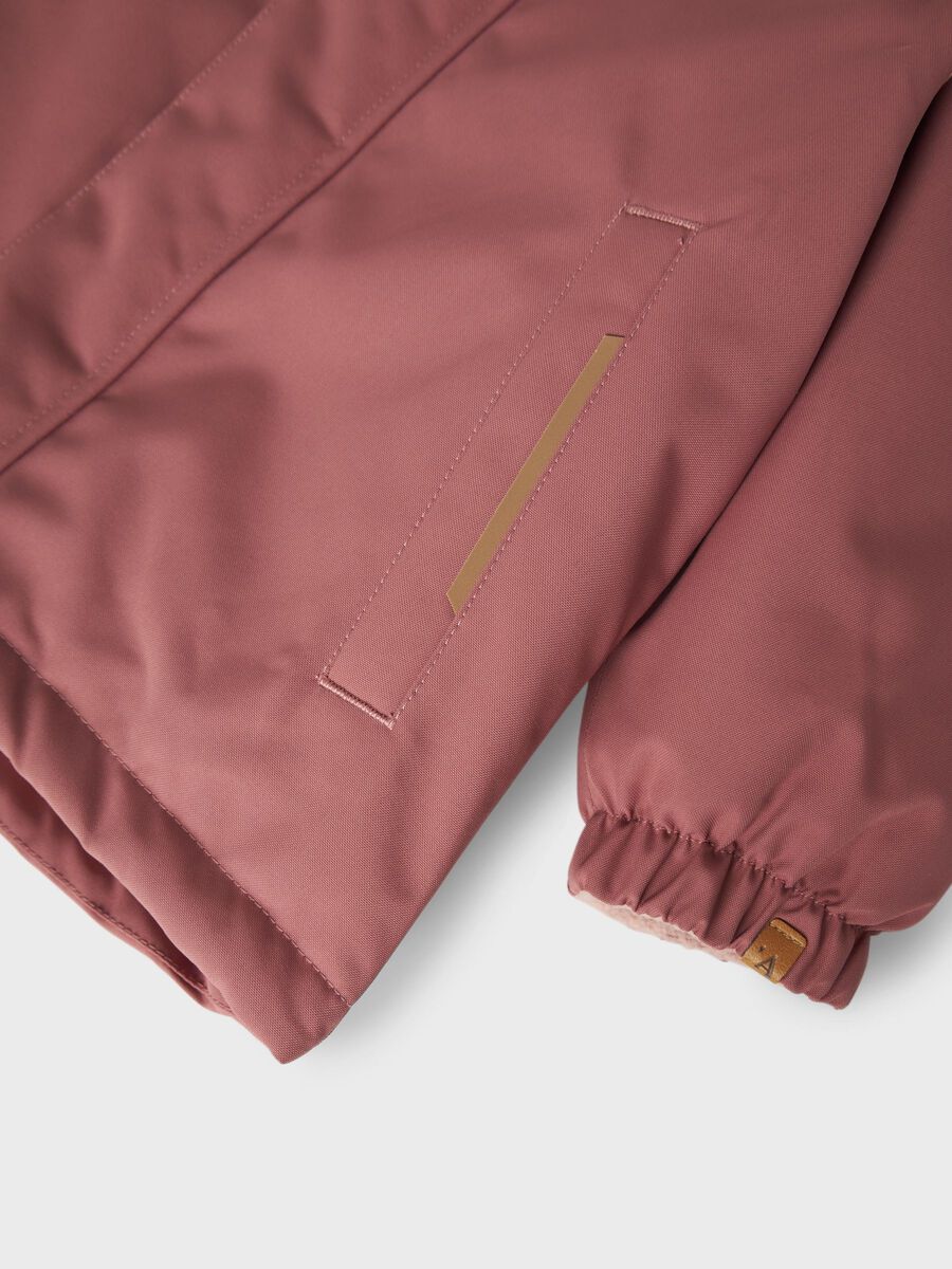 Lil' Atelier LASNOW10 SKI-JAS - Peuter Meisjes | Roze | NAME IT België