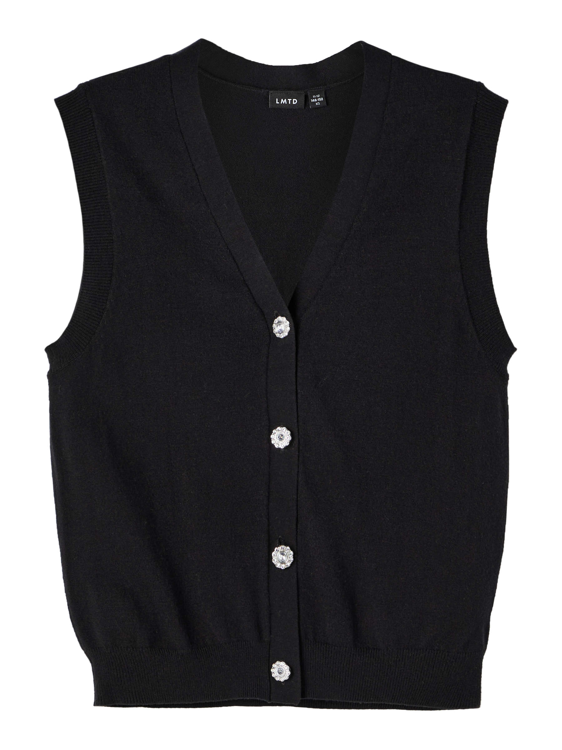 LMTD KNIT VEST - Teen Girls' | Black | NAME IT® UK