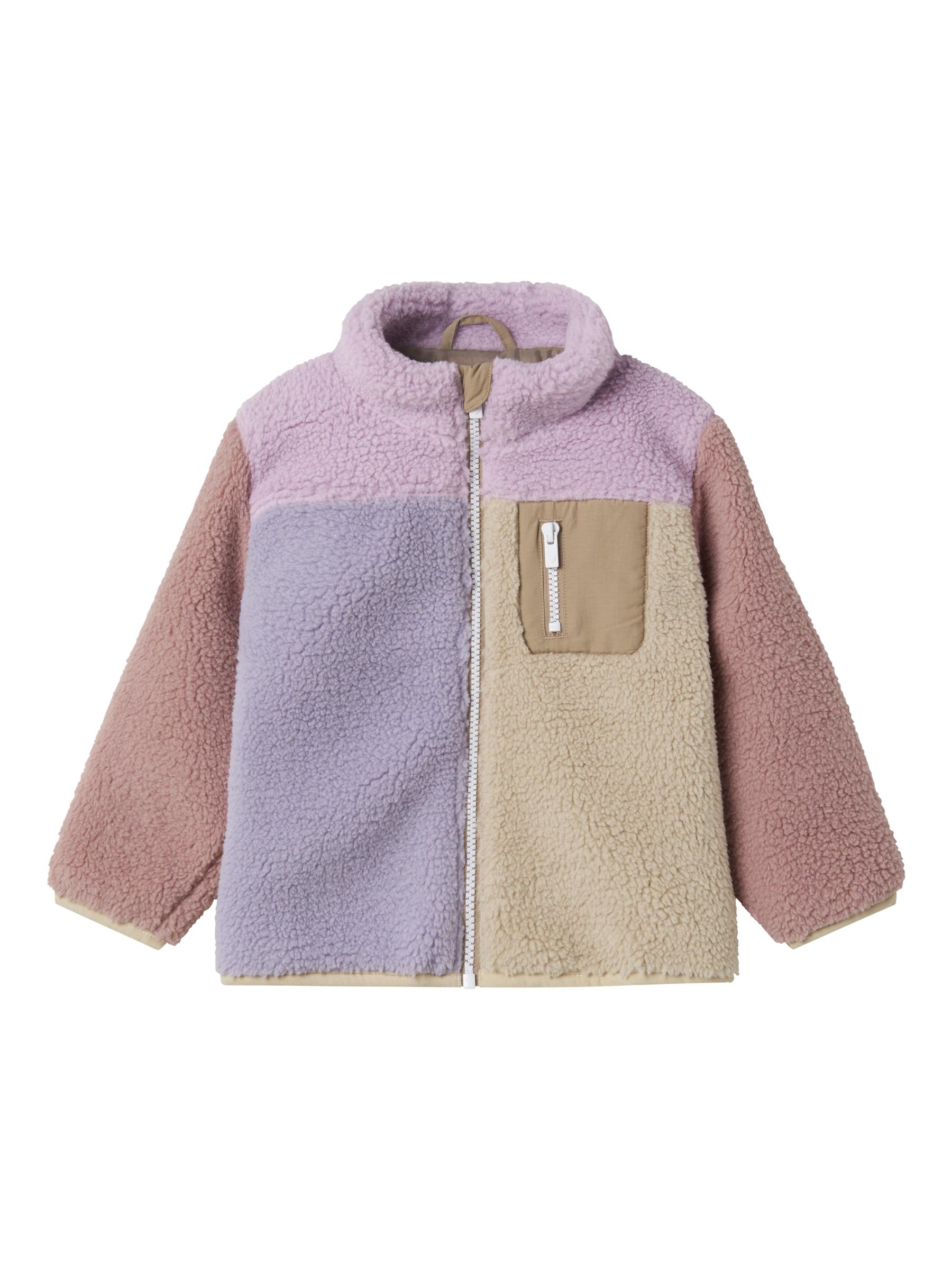 COLORBLOCK TEDDYJACKE - Kleinkind Mädchen | Lila | NAME IT Deutschland