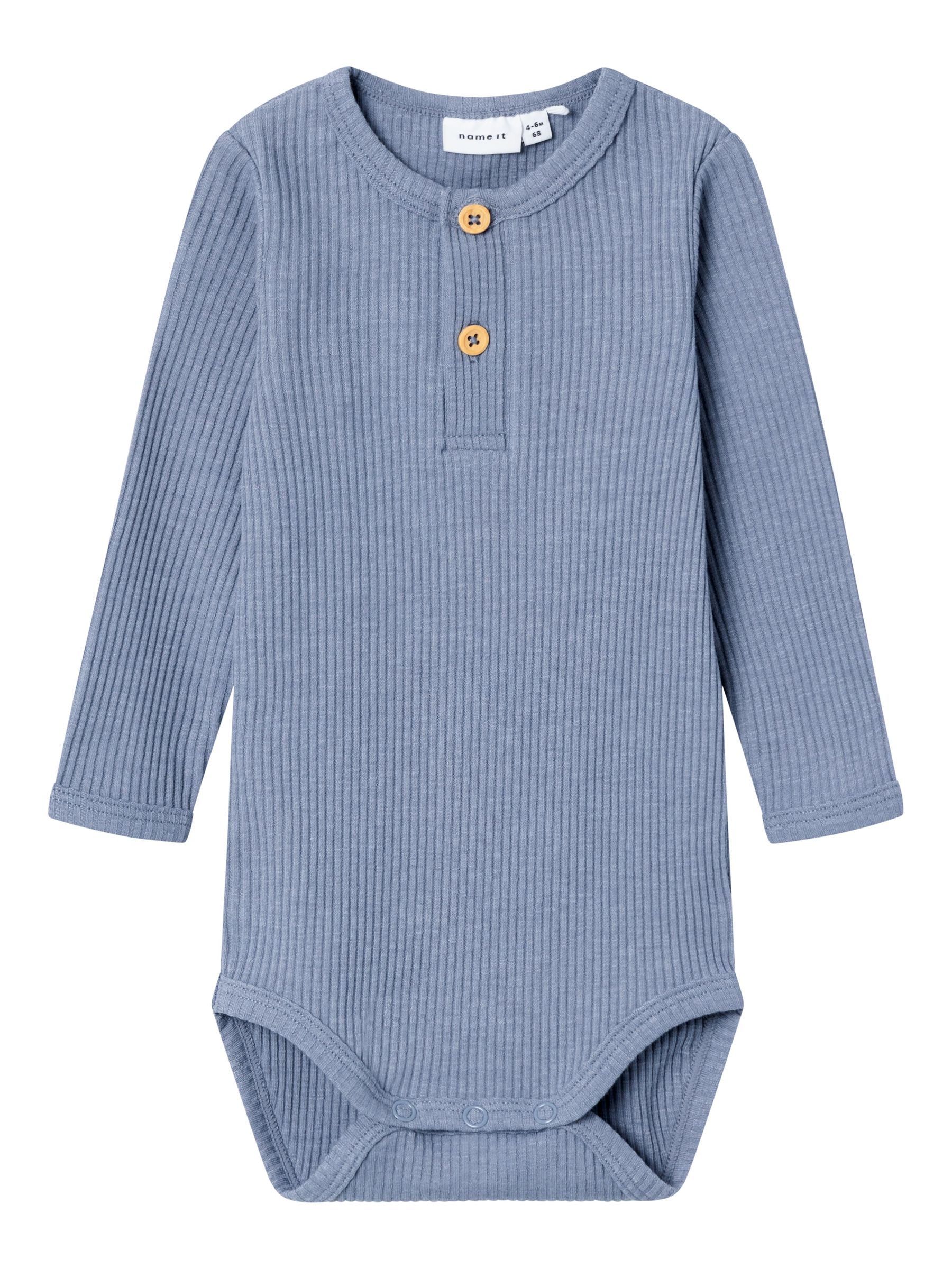 LANGARM STRAMPLER - Baby Jungen | Blau | NAME IT Deutschland