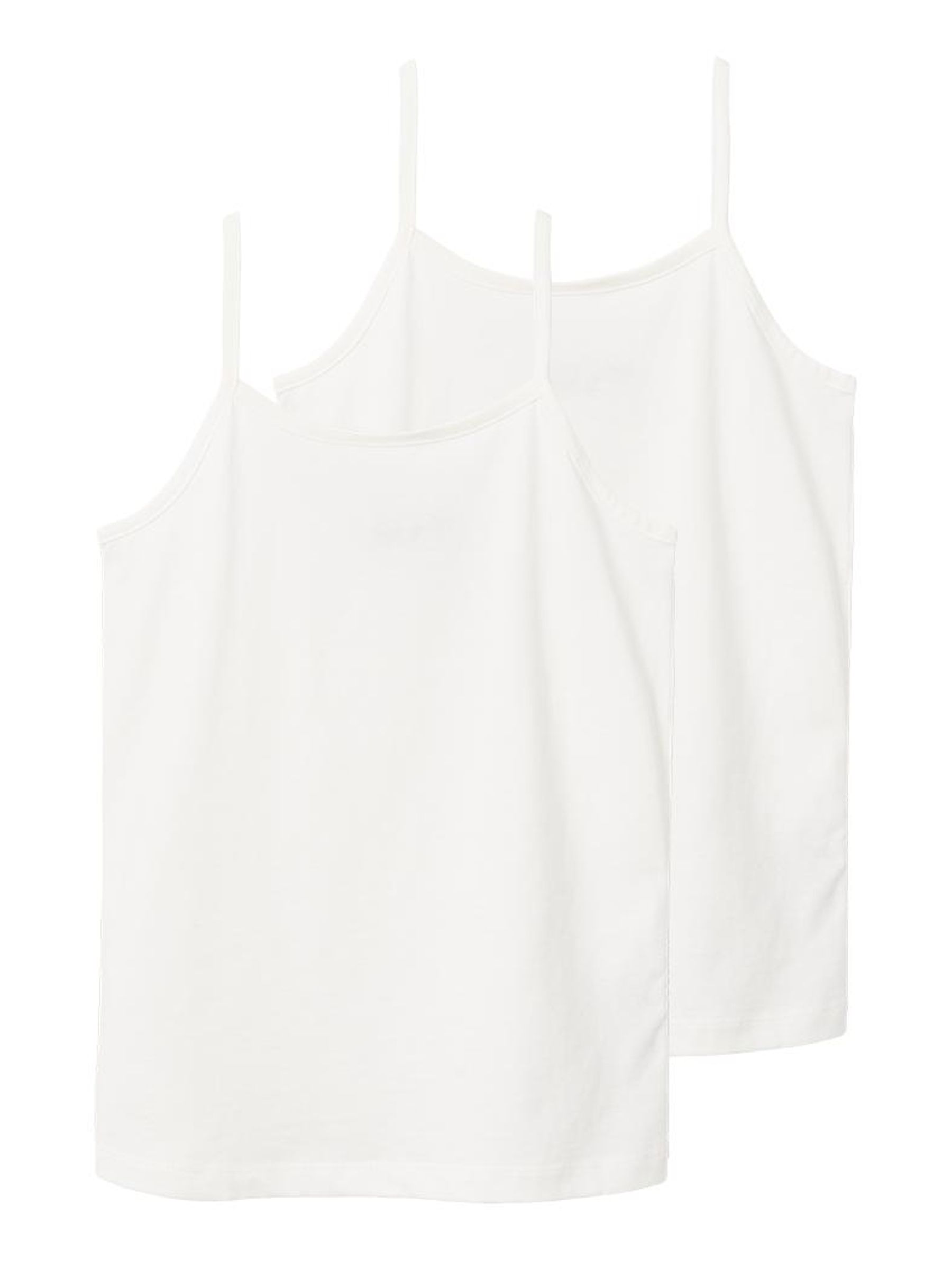 LMTD 2 PACK STRAP TOP - Teen Girls' | White | NAME IT UK