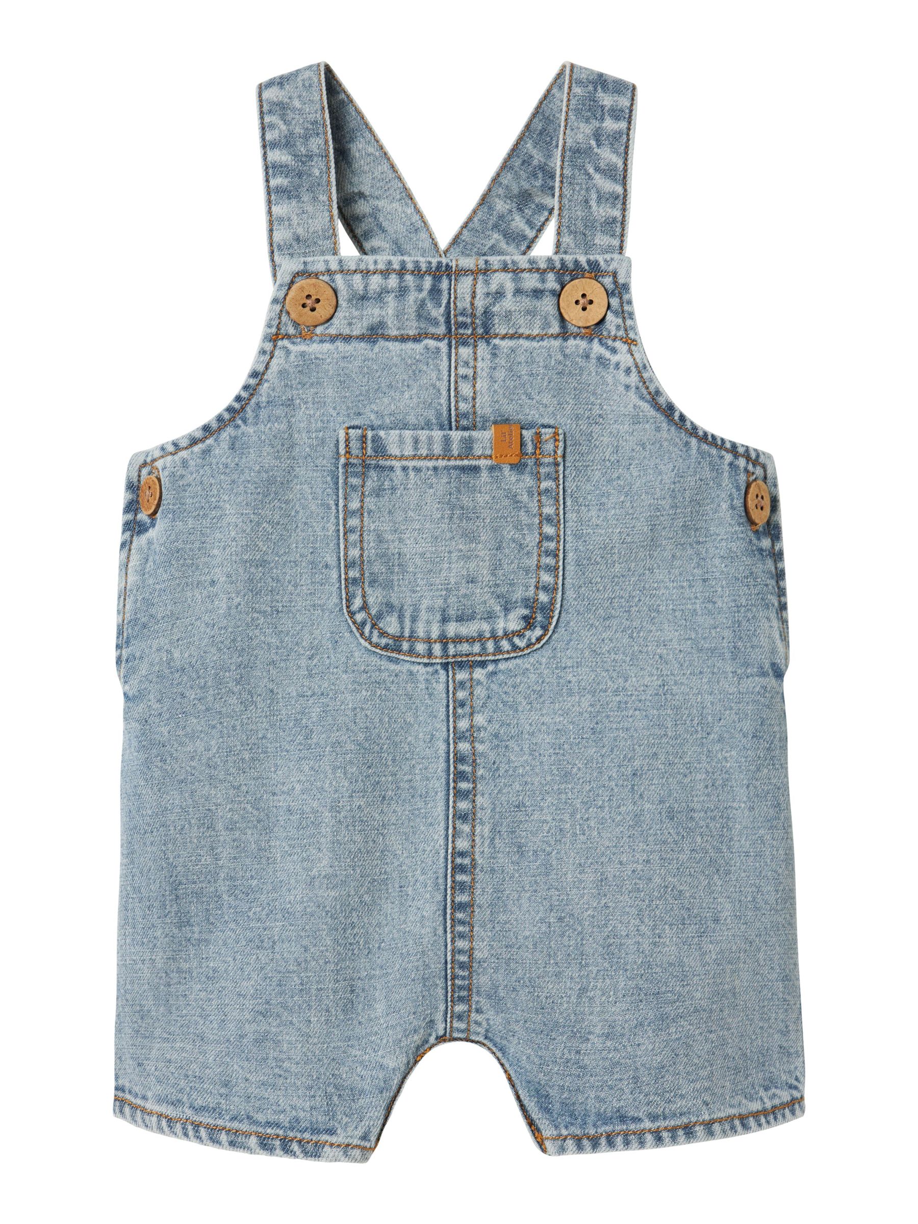 Lil' Atelier DENIM OVERALLS - Baby Boys' | Blue | NAME IT UK