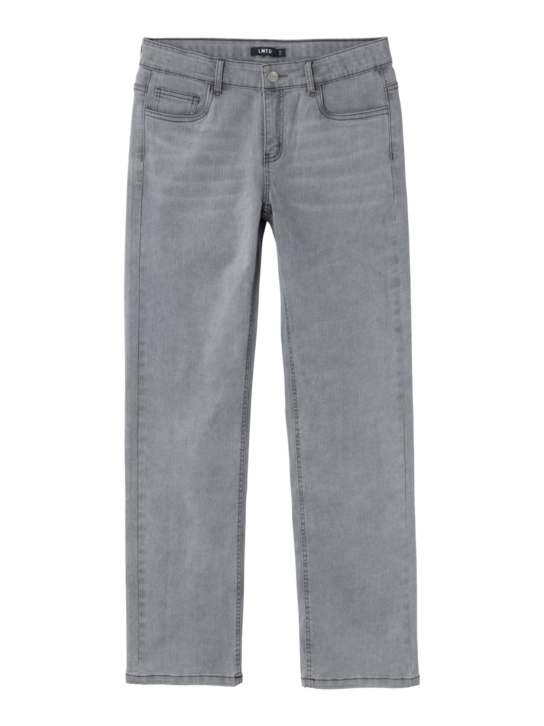 LMTD LOW WAIST STRAIGHT LEG JEANS - Teen Girls' | Grey | NAME IT UK