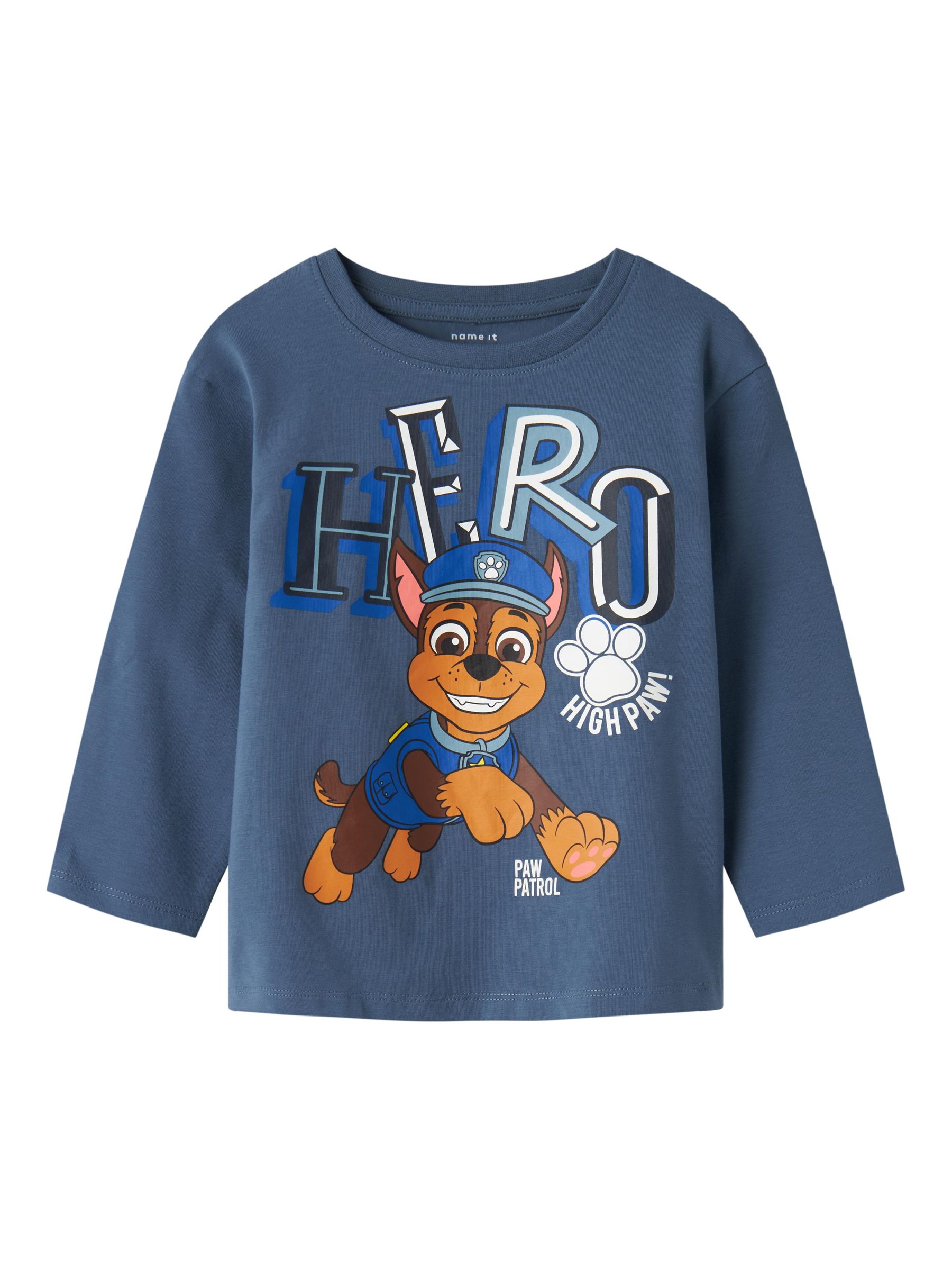 PAW PATROL TOP - Små Drenge | Blå | NAME IT Danmark