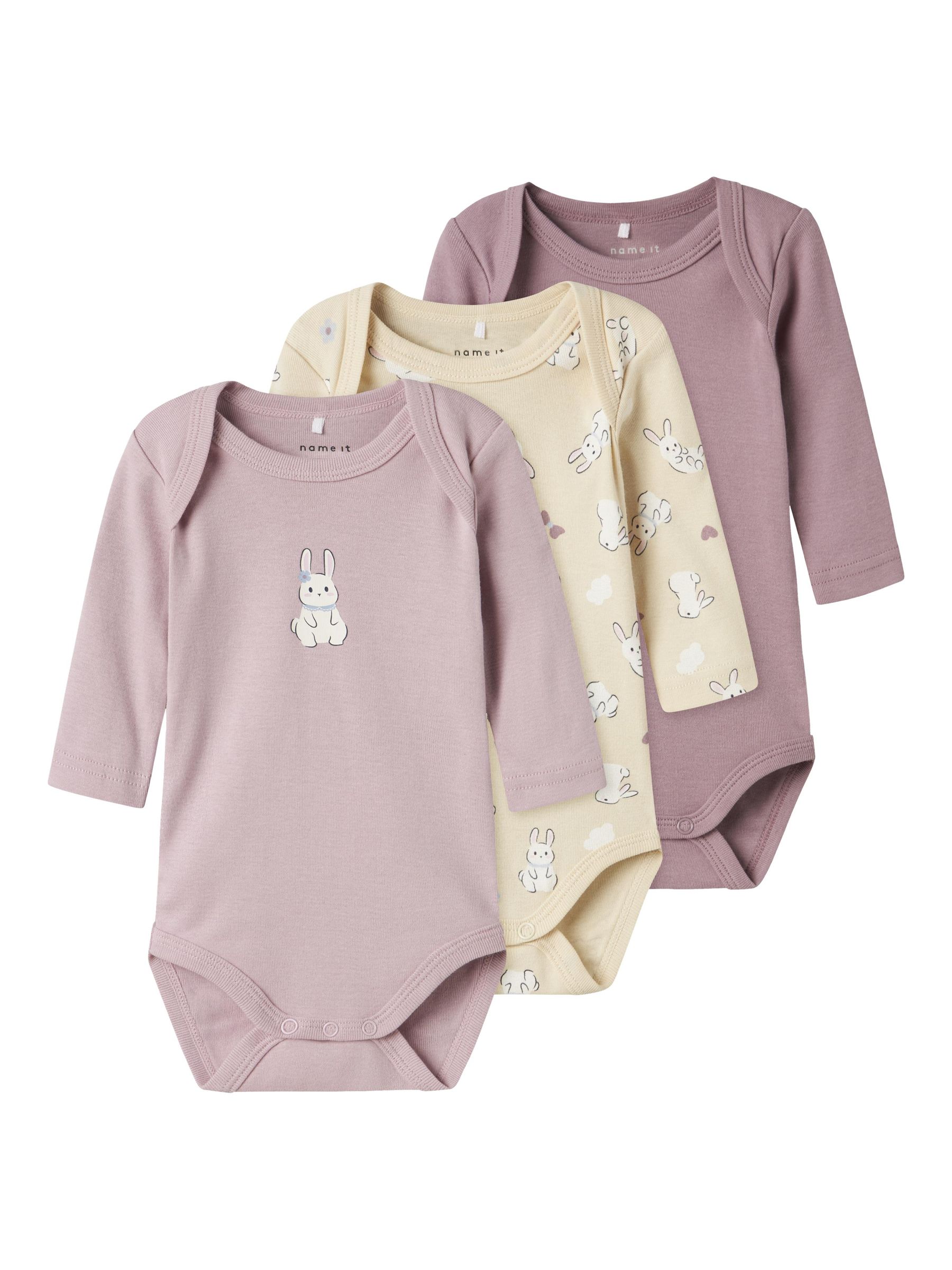 3ER-PACK STRAMPLER - Baby Mädchen | Weiß | NAME IT Deutschland